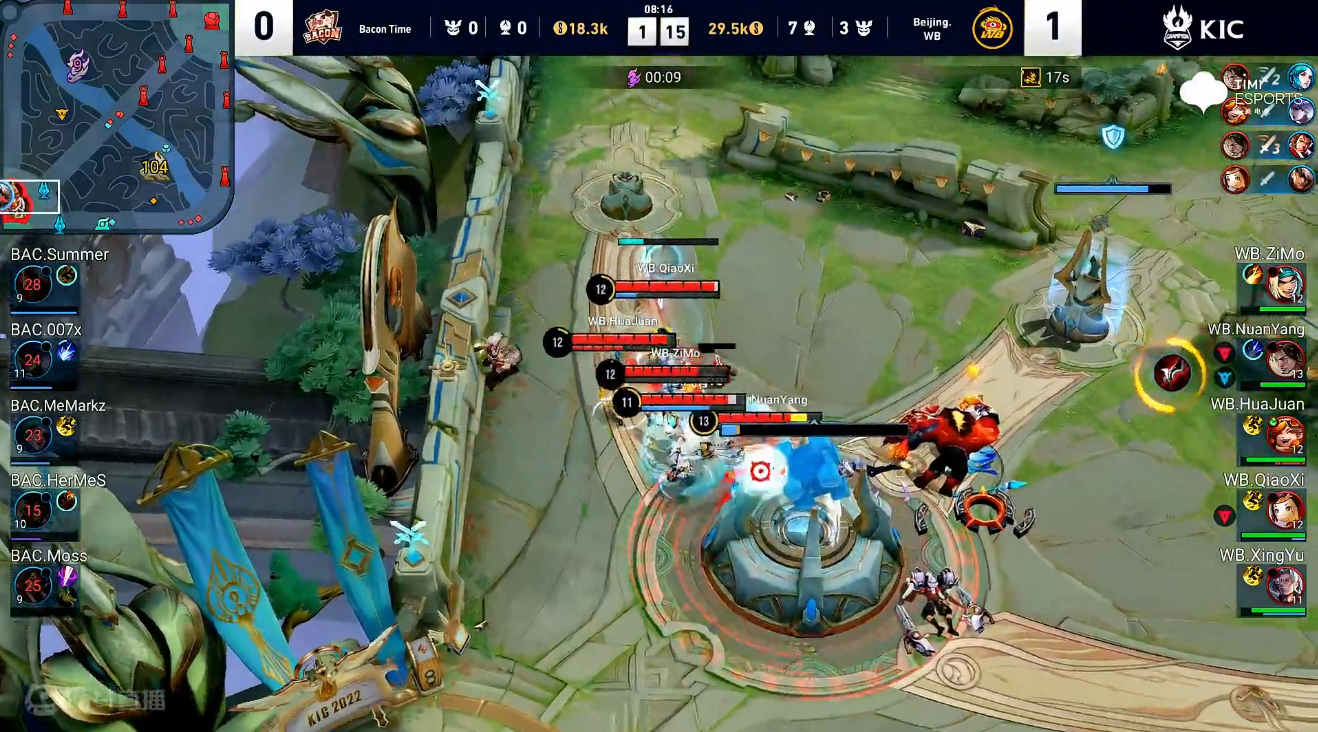 世冠第二日中外对抗战果公布，EDGM和WB轻松横扫对手，差距太大了