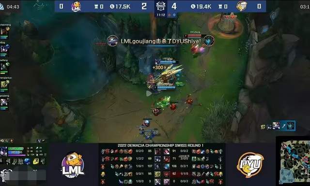 LML参加德杯正赛，寒千落得到了和Uzi同样的待遇，Mlxg军训下路