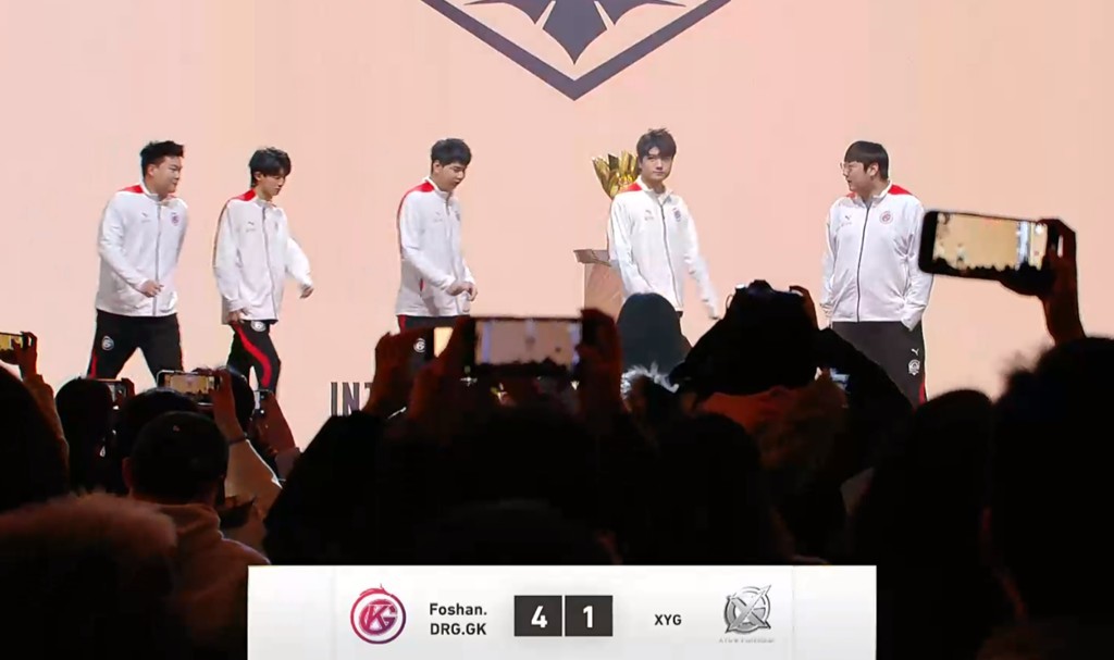 XYG1-4惨遭GK暴打，五人组上限已经到了，GK距距离决赛仅一步之遥