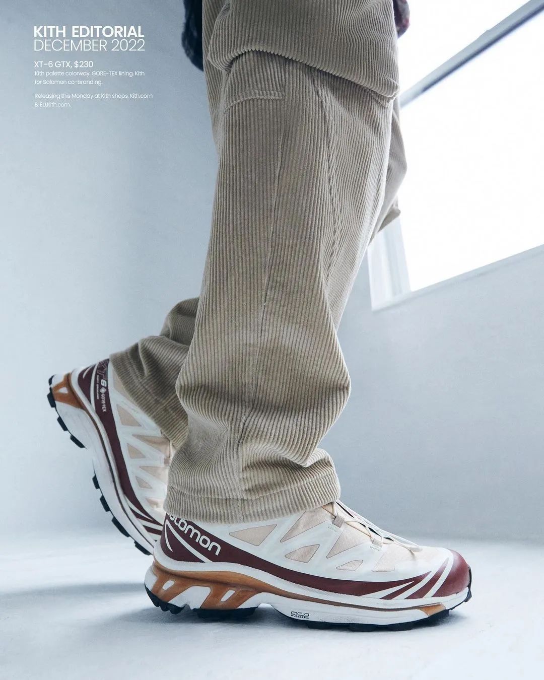 帅拉了！Kith x 萨洛蒙SALOMON联名“XT-6”曝光，今晚发售！