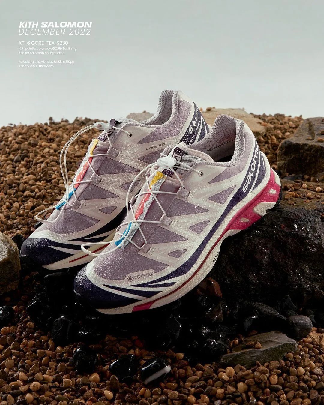 帅拉了！Kith x 萨洛蒙SALOMON联名“XT-6”曝光，今晚发售！