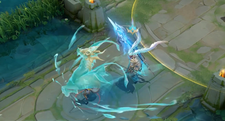 吕布FMVP皮肤官宣，大招藏着eStar五人彩蛋，行走动作有反差萌