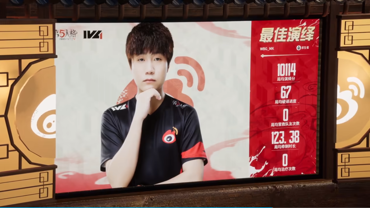 第五人格2022IVL秋季赛常规赛W10D3第三场 WBG vs ACT 第二局 WBG战队获得最终胜利