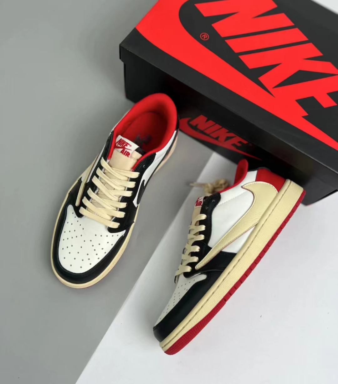 重磅！藤原浩Fragment x AJ1“大闪电”曝出新款，要重启合作？