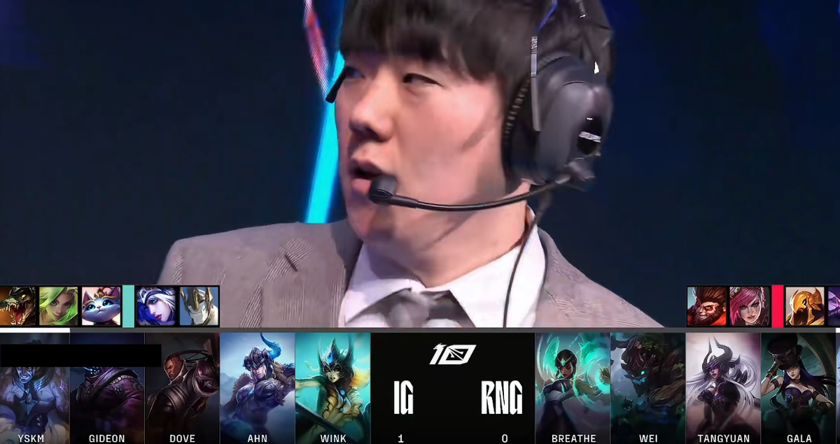 IG零封RNG内部语音公开！Wink全程指挥堪比原神哥