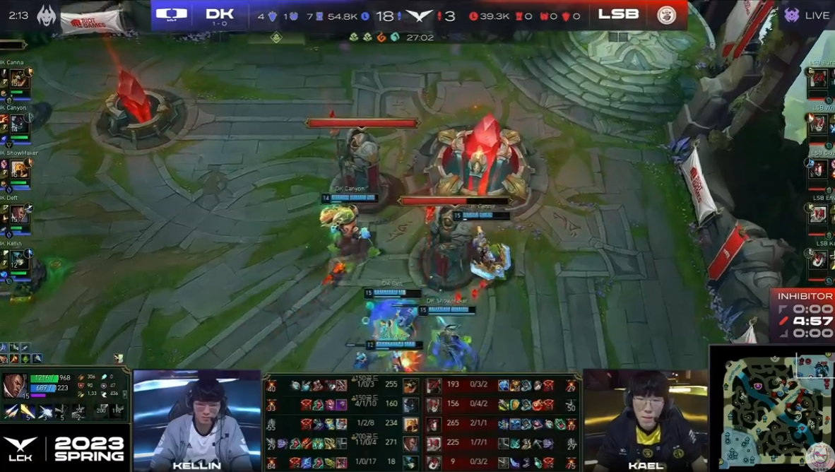 LCK首秀结束基本符合预测！T1和DK将成为争冠队伍