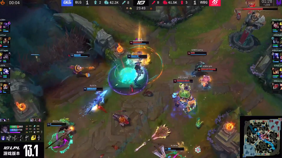 TT送IG赛季首败！Xun实力带队完爆WBG