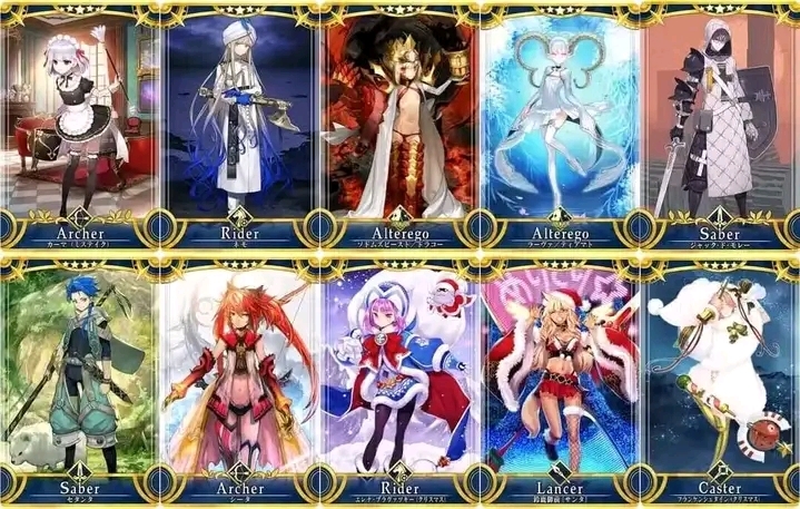 fgo街机独占从者卡面立绘汇总 建议把本家的烟雾镜作为交换人质