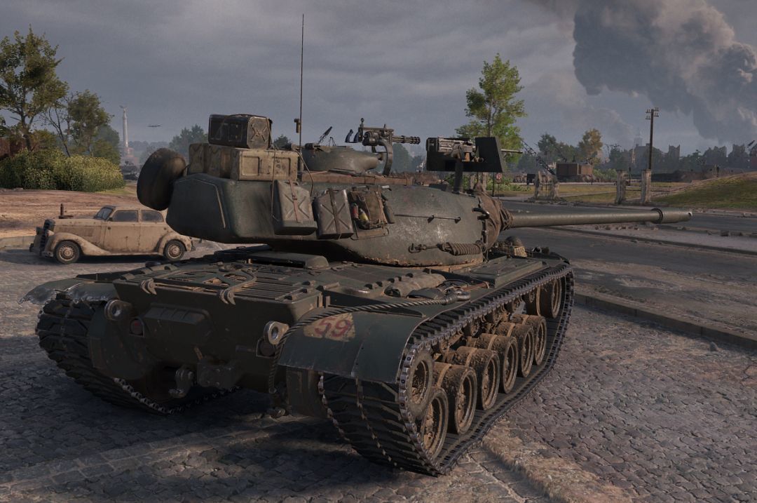 售价3500金币！让T110E5化身越战老兵的“地狱犬”3D风格大图展示