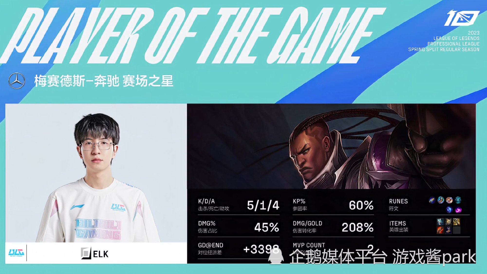 凤雏赢了卧龙！WE2：1击败BLG，biubiu决胜局肉的令人发指！