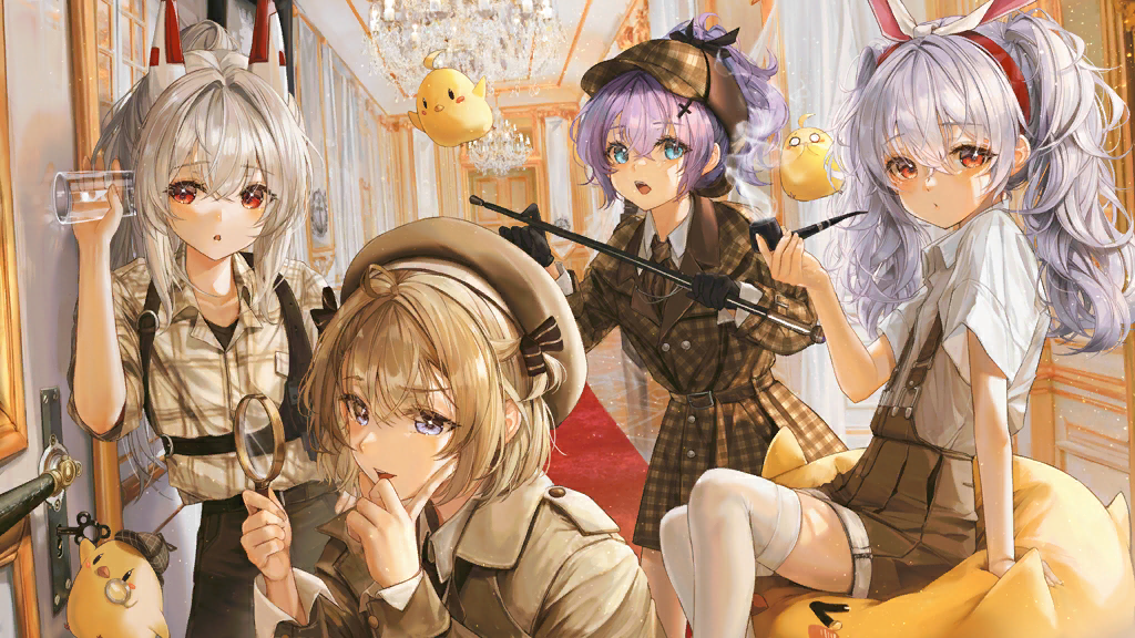 碧蓝航线情人节新过场图引热议 突然长大的御四家 拉菲酷似小欧根