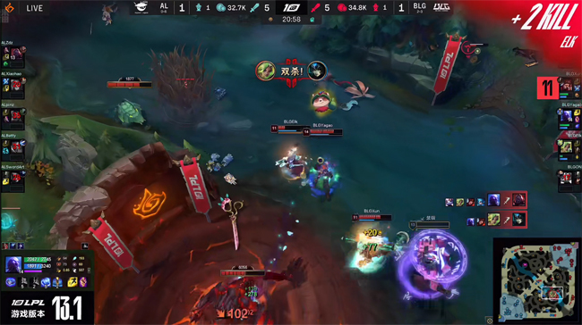 BLG 2-1 AL Elk泽丽带猫二打四扭转乾坤