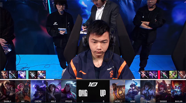 UP 2-1 OMG Ning、Baolan野辅联动盘活全局