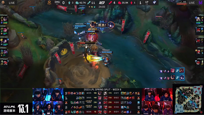 UP 2-1 OMG Ning、Baolan野辅联动盘活全局