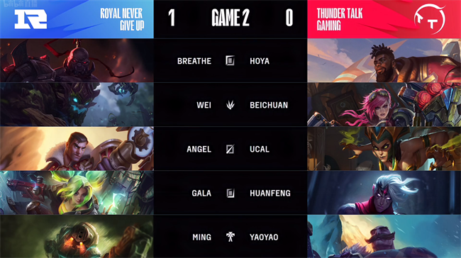 RNG 2-0 TT Breathe赛恩勇猛开团锁定胜局