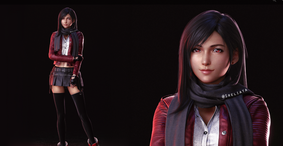 蒂法的新衣！《最终幻想7Re》蒂法红色夹克造型Mod