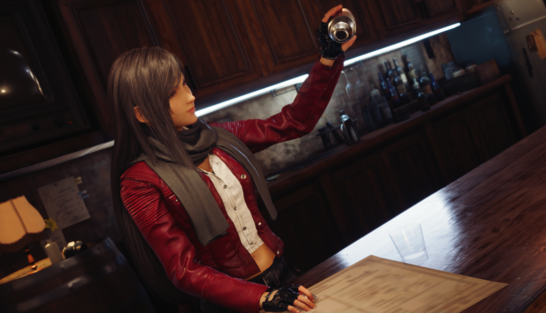 蒂法的新衣！《最终幻想7Re》蒂法红色夹克造型Mod