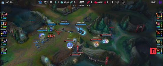 EDG2：0战胜LNG，新人成长令人惊喜