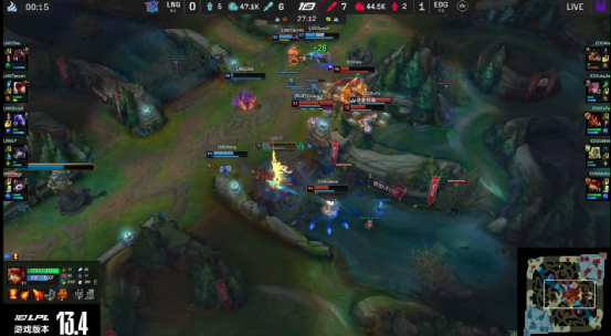 EDG2：0战胜LNG，新人成长令人惊喜