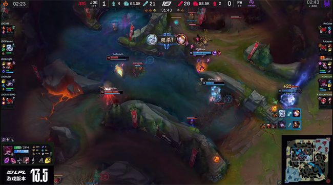 JDG 2-0 RA Kanavi不死蜘蛛节奏完美带飞三路