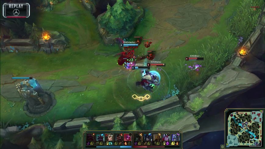 LOL：RNG拿下EDG，MLXG惩戒抢大龙，伤害爆表，两枪一个iBoy！