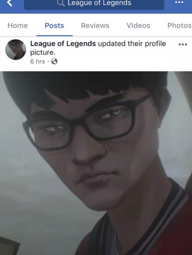 LOL官方将脸书头像从Uzi换回Faker 只因想起这个瞬间