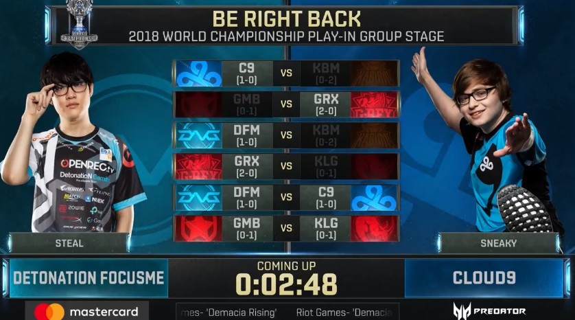 丽桑卓巧妙绕后终结DFM，S8入围赛首日C9迎来全胜！