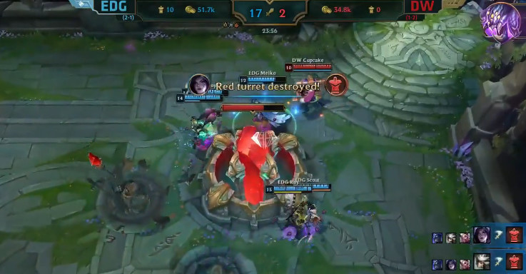 双C爆炸凯瑞，EDG拿下关键一局，iBoy已经在研究小组赛了