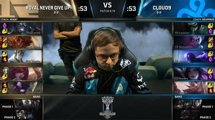 RNG4保1战术再现！Uzi第一件装备早出6分钟 带队友躺赢