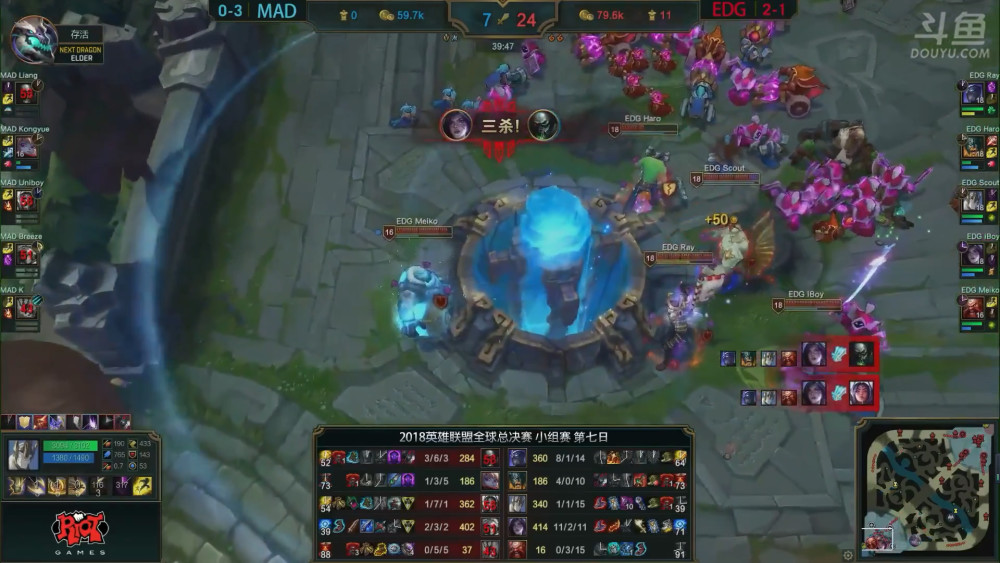 千伤AP卡莎送MAD回家，EDG基本锁定S8世界赛C组出线！