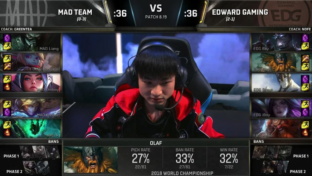 千伤AP卡莎送MAD回家，EDG基本锁定S8世界赛C组出线！