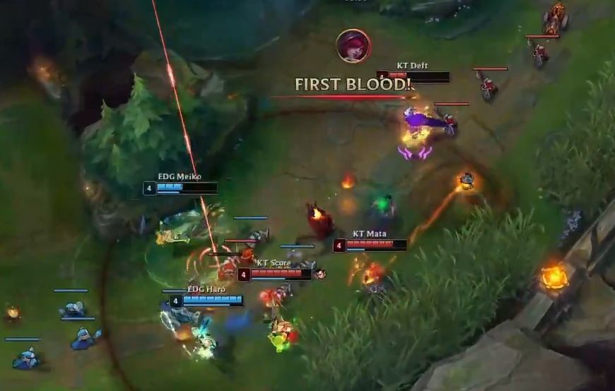 EDG送KT战队S8首败！Meiko笑容满面深情拥抱Deft