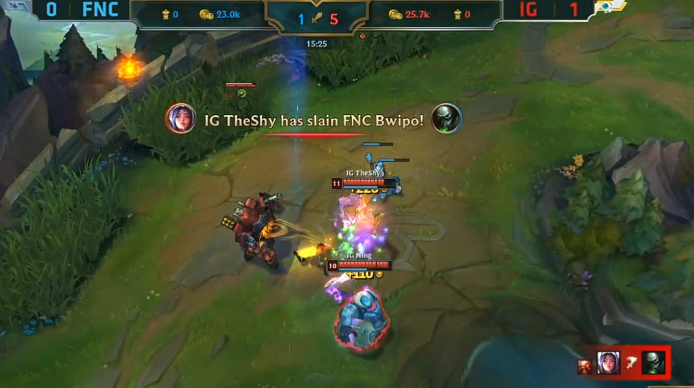 FNC上单惨遭IG军训 0-5开局被打到自闭！宁王真的抓嗨了