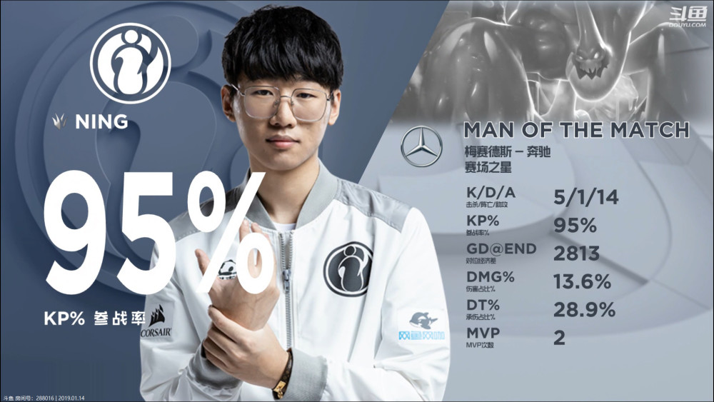 LPL官方公布春季赛第一周最佳阵容：iG、SN各有两人上榜！