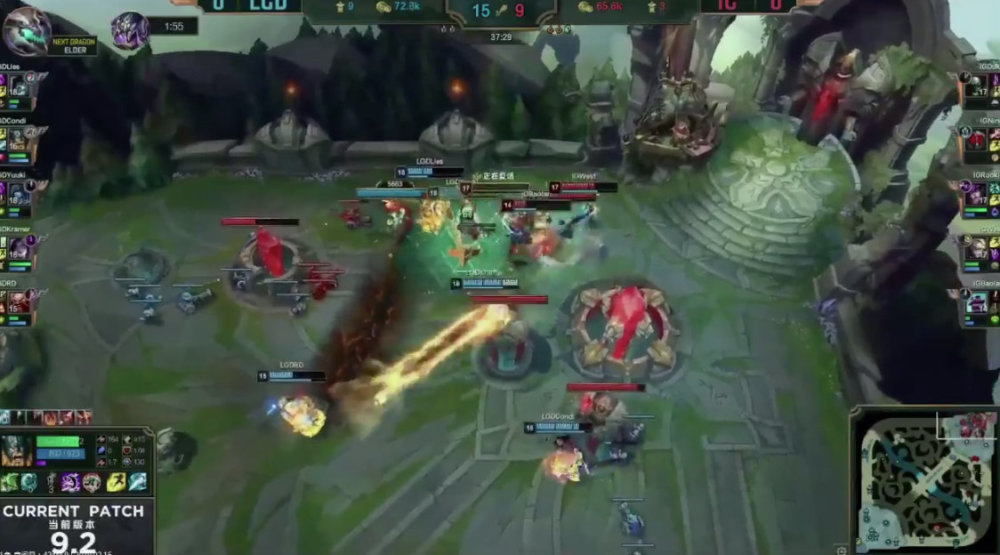 我LGD，不斩无名之辈！S8世界冠军iG惨遭老干爹一顿暴揍？