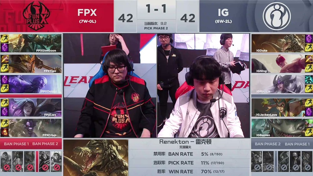 S8世界冠军iG输了，那么问题来了：他们输在哪？轮换上单吗？