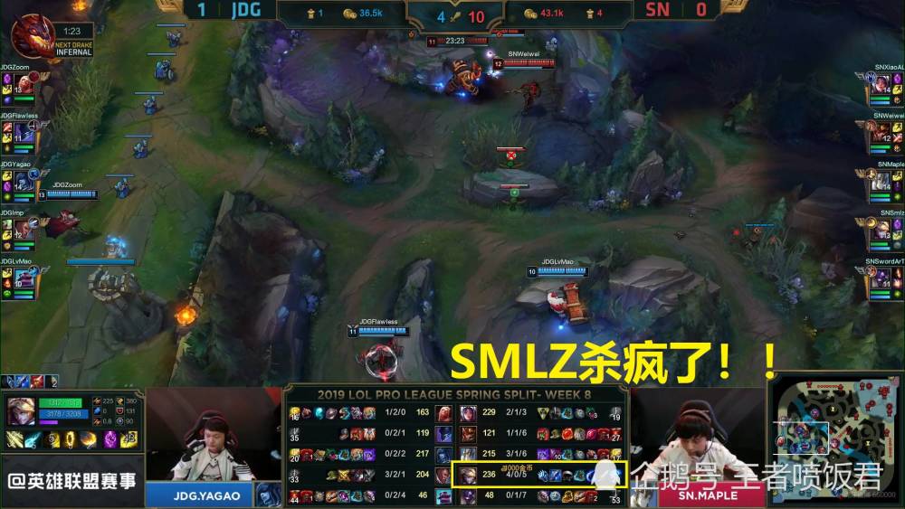 SN战队陷入空前危机恐无缘季后赛，SMLZ杀疯了成功逆袭！