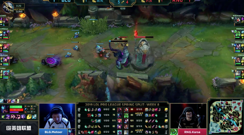 Karsa扎克无解开团令RNG绝处逢生，压力太大泪洒赛场！