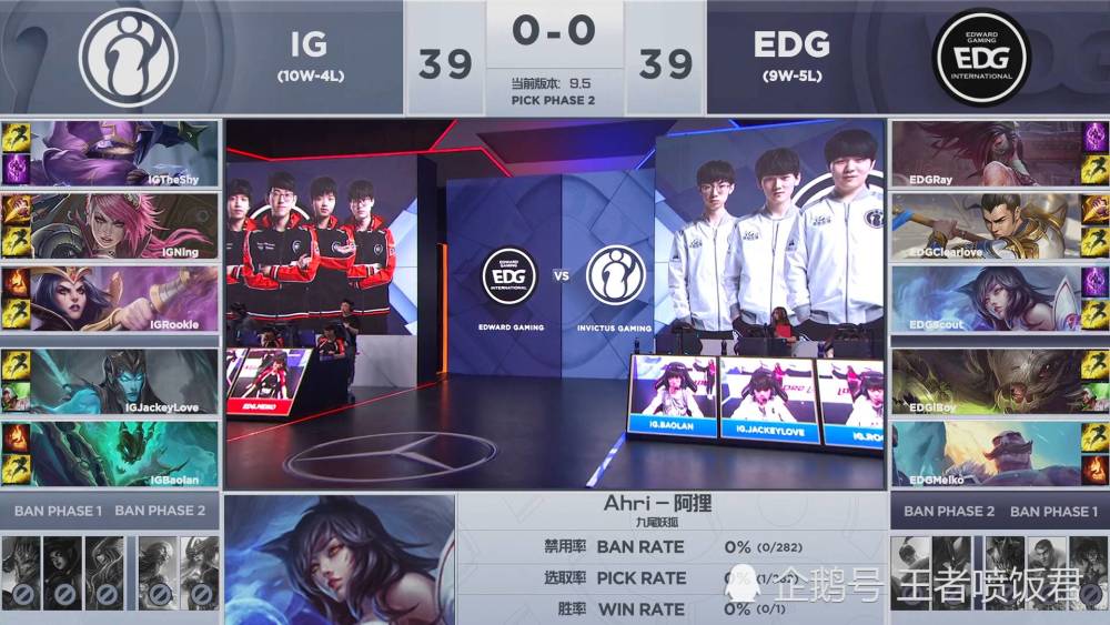 IG大战EDG，theshy不当人绕后双杀，IG轻松取胜！