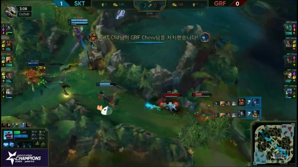 2-0梦幻开局，Faker沙皇无解输出，SKT率先拿下赛点！