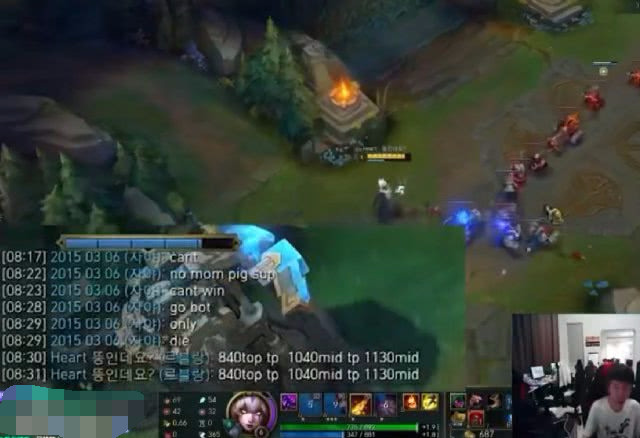 RW张无忌韩服排位消极比赛，被Doinb举报！