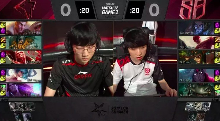 LCK夏季赛：SKT对阵刚刚战胜GRF的SBG 第三败预定？