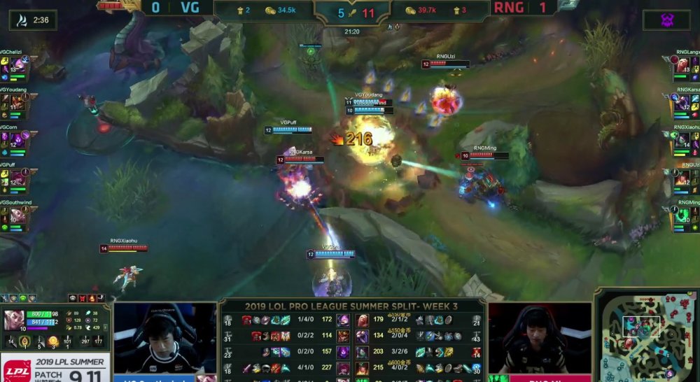 RNG2：0击败VG，小虎：战术护镜增加150％战斗力！