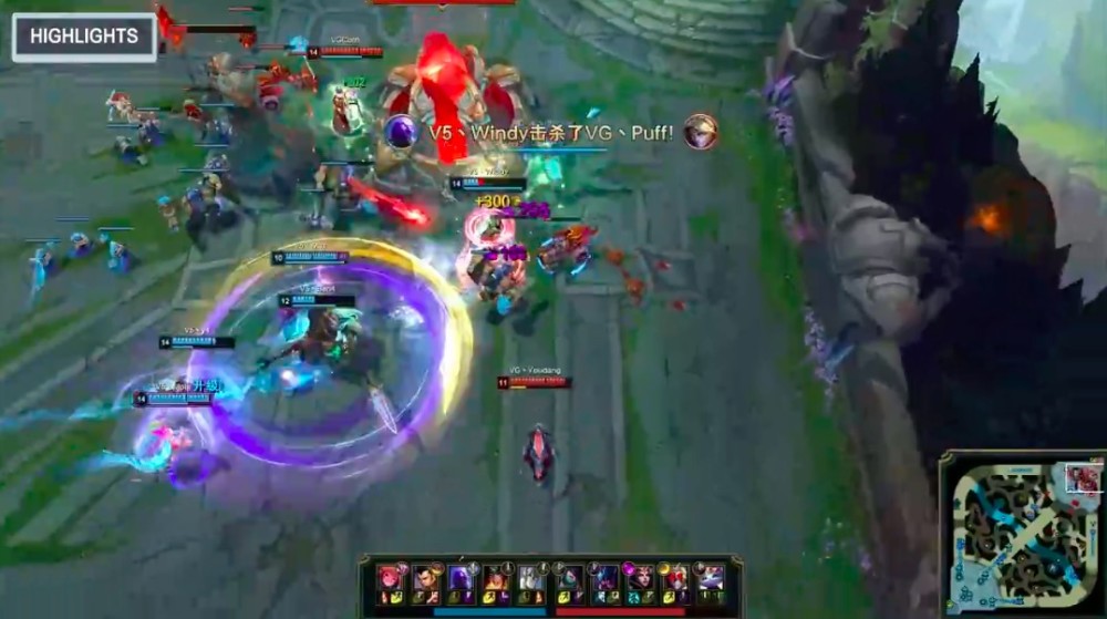 LPL夏季赛：VG大战V5遭遇重开 娃娃长毛聊了五个小时