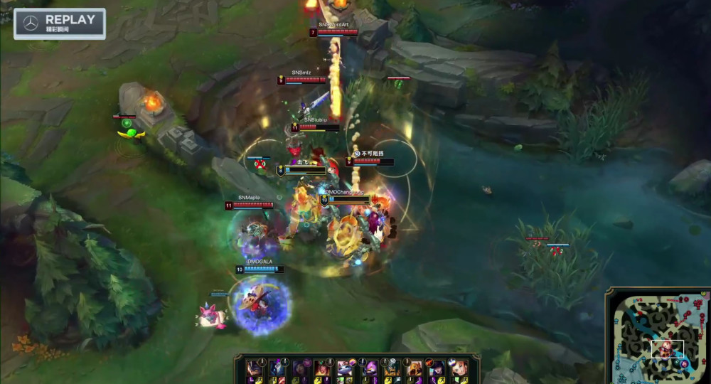 SMLZ出道五周年BUFF加持，凯南绕后三杀助SN赢下第一局