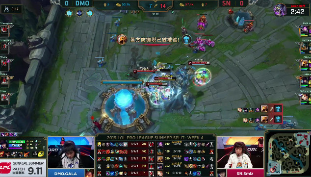 SMLZ出道五周年BUFF加持，凯南绕后三杀助SN赢下第一局