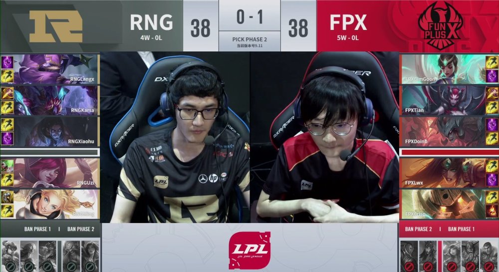 Doinb剑魔天秀，下路1V3和单杀凯南助FPX击败RNG！