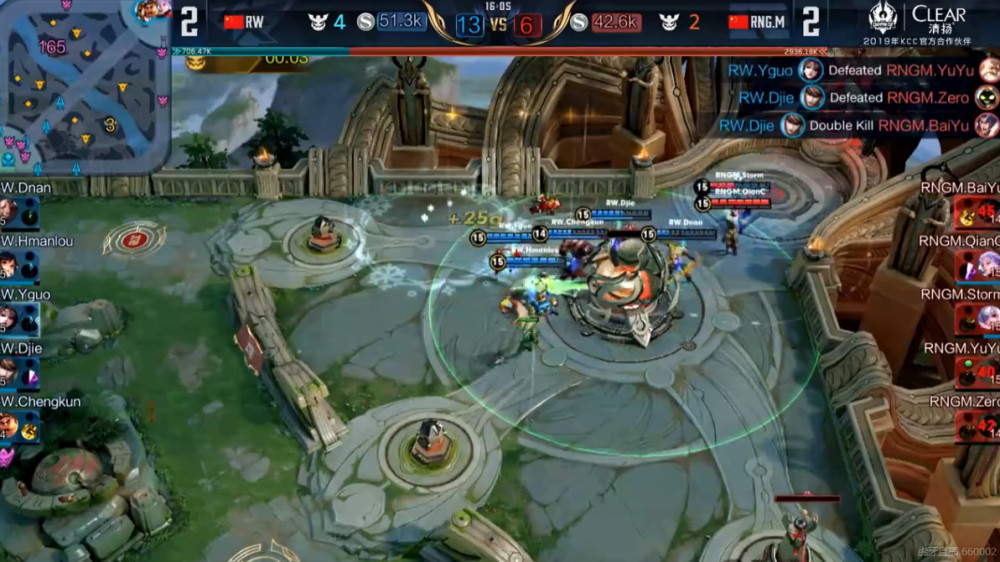 RNGM vs RW侠世冠小组赛第五场，程咬金成为全场最佳！