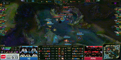 IG终结FPX连胜分析，团战语音：宝蓝被Shy哥精彩大招惊呆