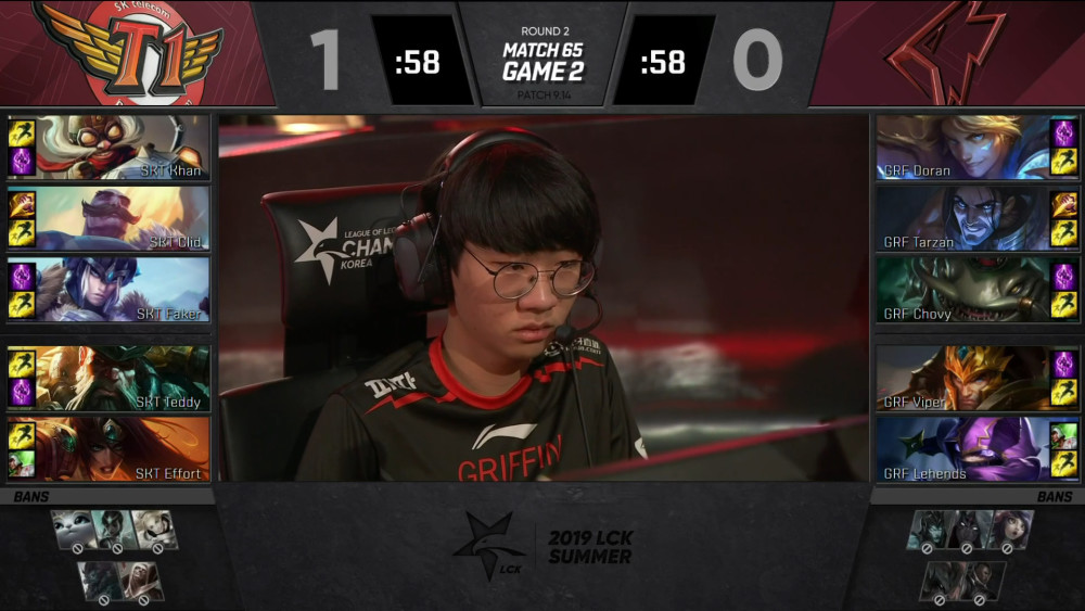 真正的神仙打架，GRF攻势如潮扳平比赛，SKT虽败但团战精彩